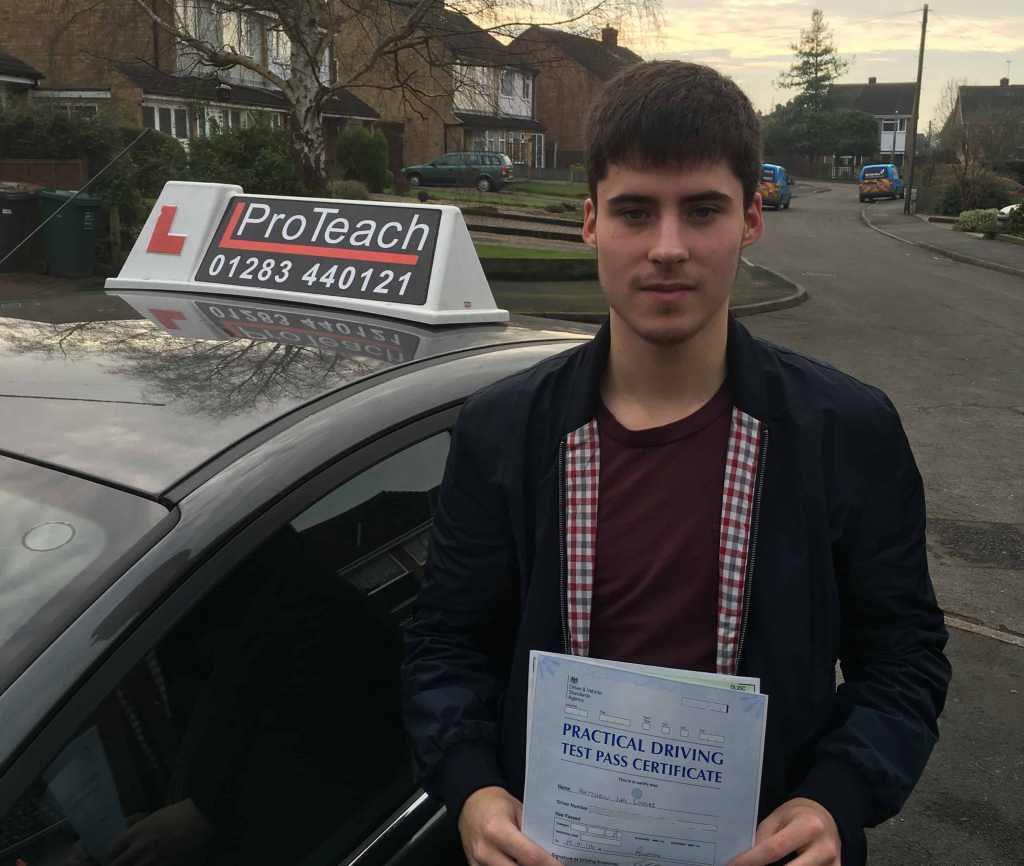 Passed Matthew Lomas. - Proteach Driving School